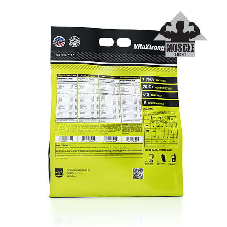 Mega Mass Pro 1350 12Lbs - Muscle Boost