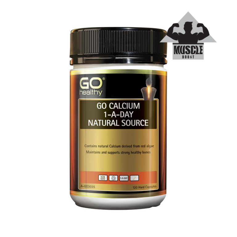 Go Healthy Calcium 1-A-Day 120v - Muscle Boost
