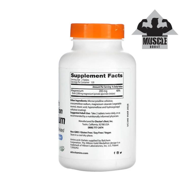 Doctor's Best High Absorption Magnesium - Muscle Boost